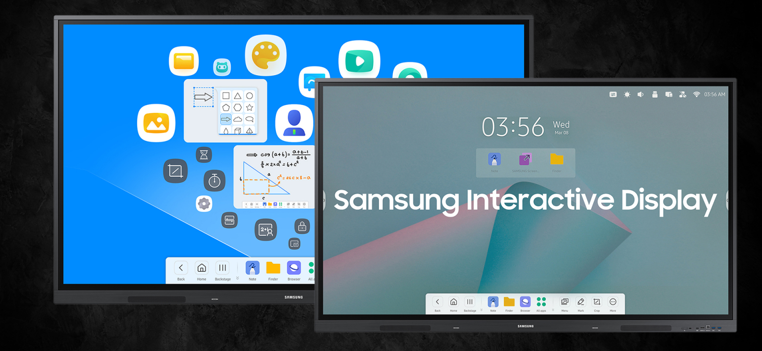 Neues interaktives Samsung Display mit Android-Betriebssystem - ITZ Display Solutions
