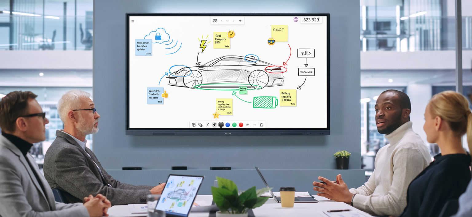 Sharp / NEC erweitert das Collaboration-Display-Portfolio mit neuer LA ...