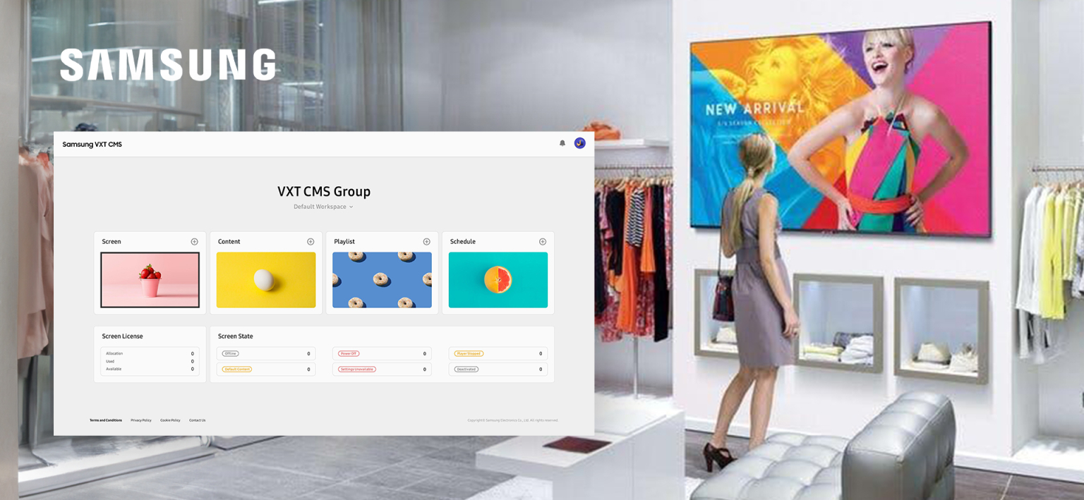 Samsung VXT löst die MagicINFO Cloud 2024 ab - ITZ Display Solutions