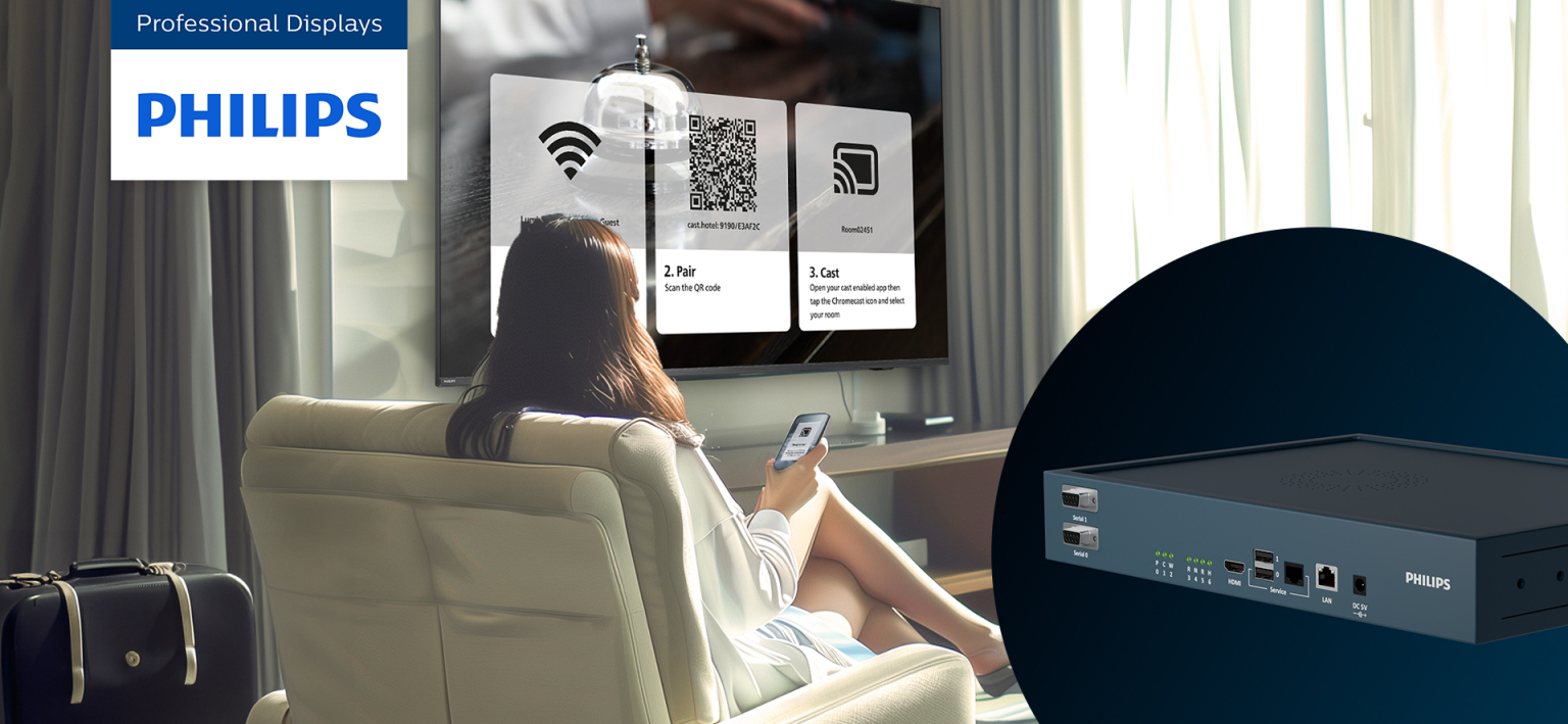 Nahtlose Übertragungen in Hotelzimmern mit neuem All-in-One Philips Cast Server - ITZ Display ...